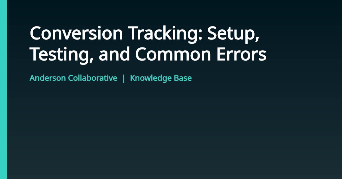 What Is Conversion Tracking? Ultimate Guide to Setting Up